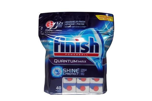 FINISH PK40 QUANTUM MAX POWERBALL DISHWASHING TABLETS - TheMarketRun.com.au